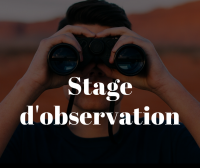 Stage d'observation • CJE Mirabel